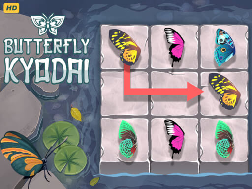 Butterfly Kyodai HD Free Game Play Now at 144mahjong.com