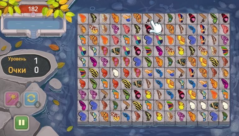 Butterfly Kyodai HD Free Game Play Now at 144mahjong.com