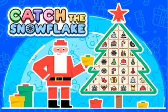 Catch The Snowflake Free Game Play Now at 144mahjong.com