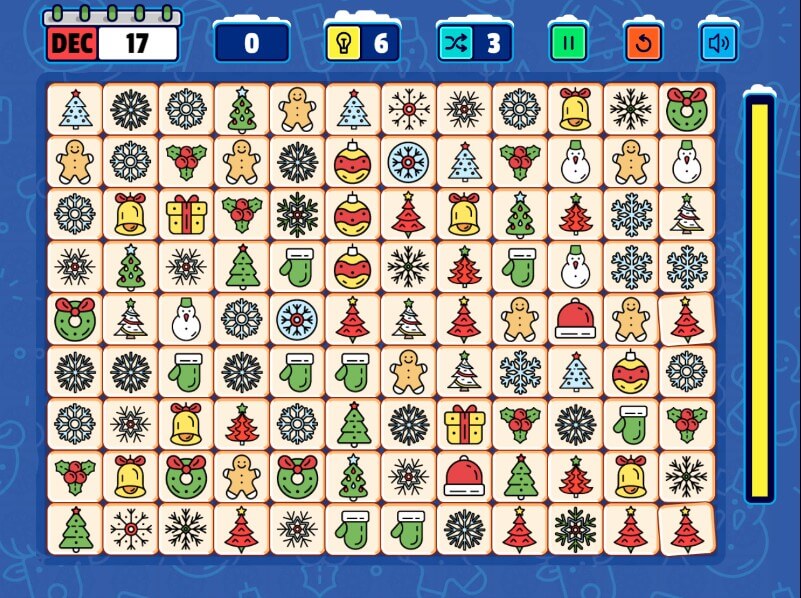 Catch The Snowflake Free Game Play Now at 144mahjong.com
