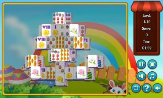 Easter Mahjong - play game online in full screen