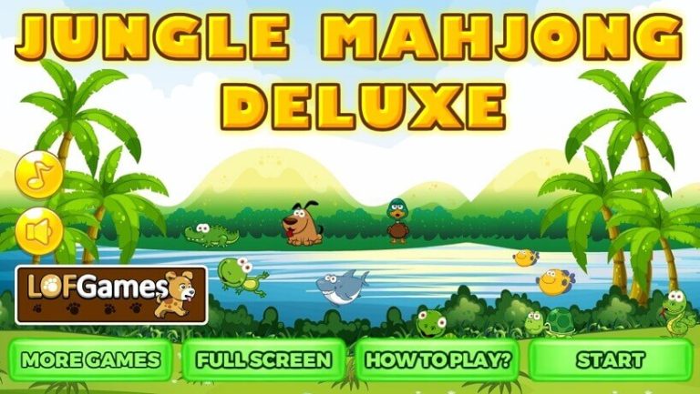 Jungle Mahjong Deluxe - play game online in full screen