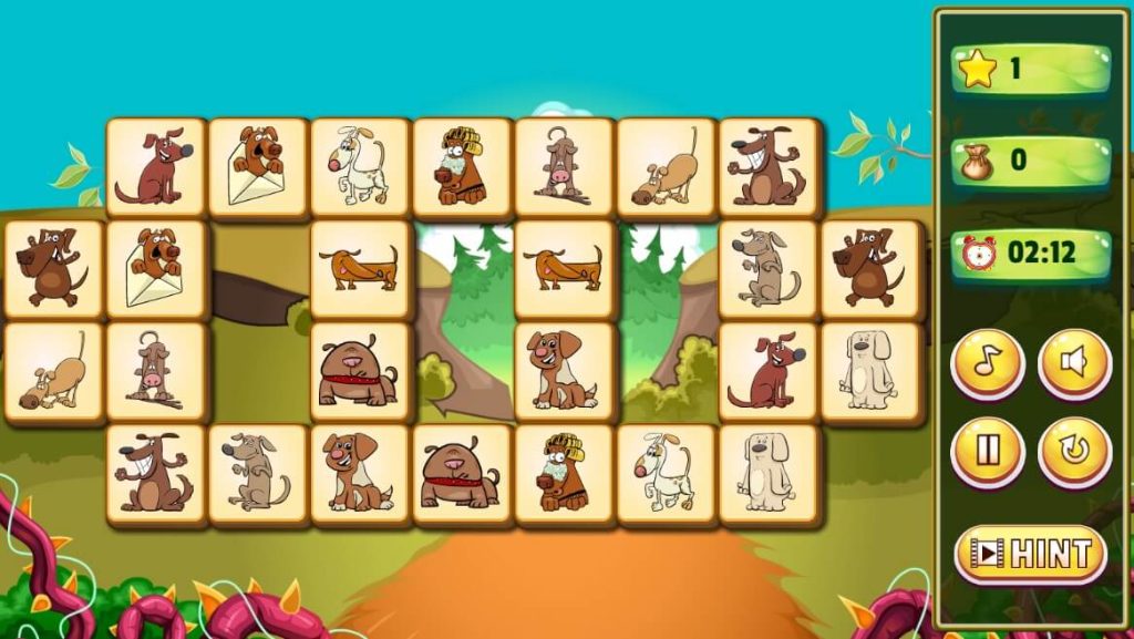 Mahjong Dogs Free Game Play Now at 144mahjong.com