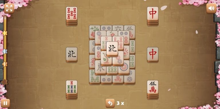 Mahjong Flowers - play game online in full screen