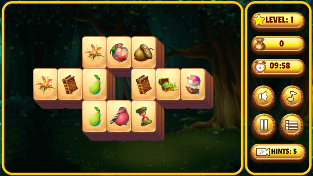 Mahjong Jungle World - play game online in full screen