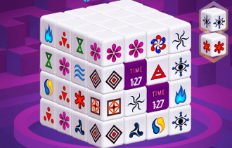 Majongg Dark Dimensions 210 Seconds - play game online in full screen