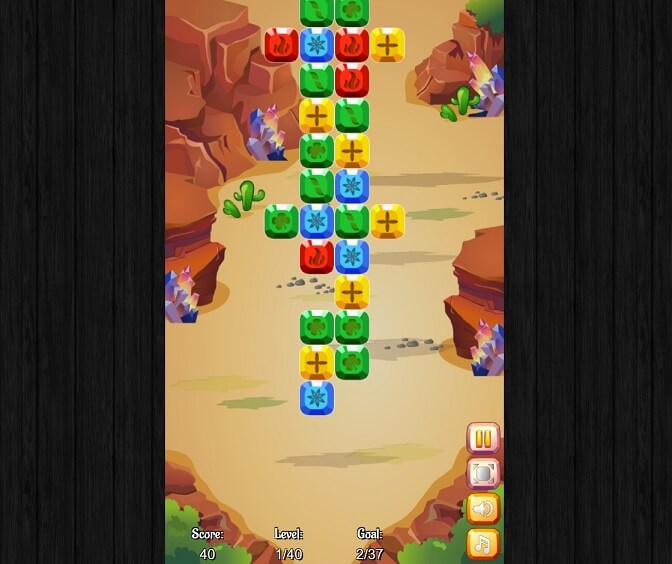 Moving Tiles Mahjong Game - play game online in full screen