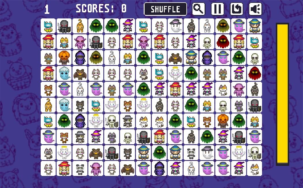 Pixel Cat Mahjong Free Game Play Now at 144mahjong.com