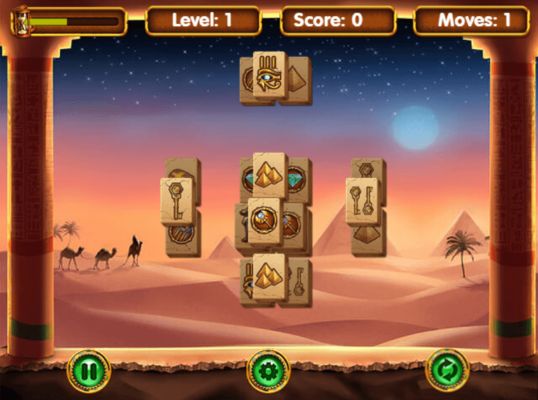 Pyramid Mahjong - play game online in full screen