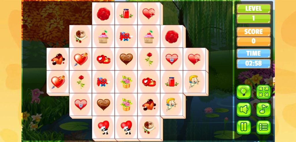 Valentines Day Mahjong Free Game Play Now at 144mahjong.com