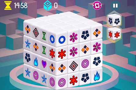 Mahjongg Candy Cane | Festive & Engaging Puzzle | 144Mahjong